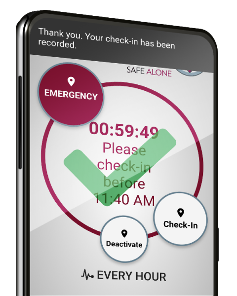 Protelec CheckMate Checkmate Working Alone – Safety Monitoring & Alerts