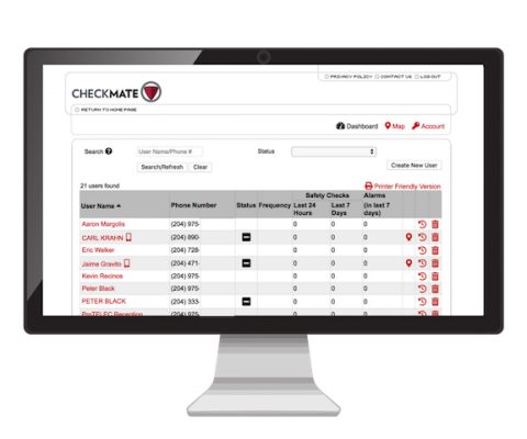 Protelec CheckMate Checkmate Working Alone – Safety Monitoring & Alerts